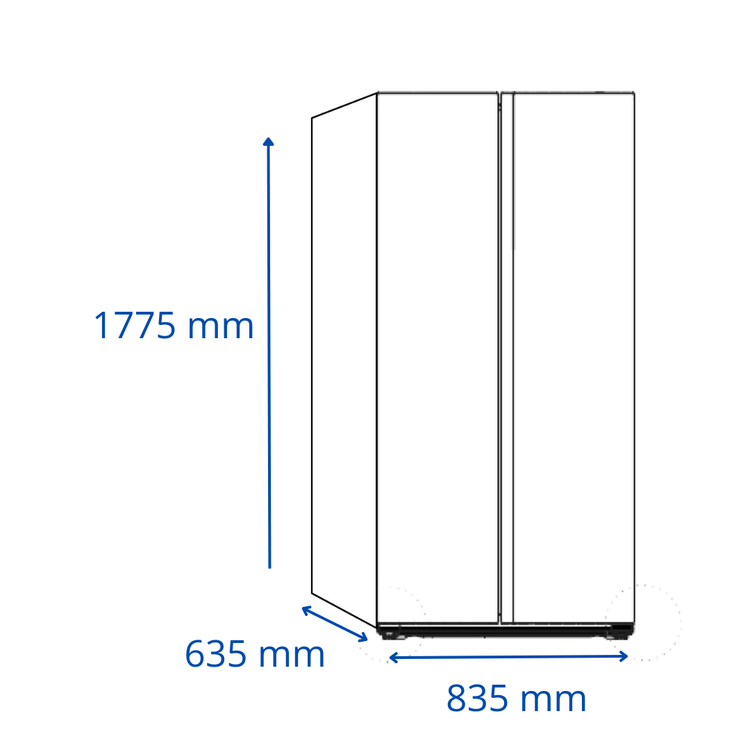 JAMES REFRIGERADOR RJ 35 M SBSI DARK INOX FRIO SECO Electrodomésticos ...