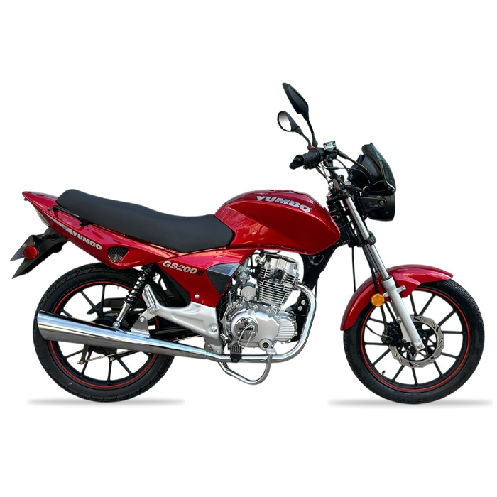 YUMBO GS 200 III LX MOTO ROJA + CASCO DE REGALO Motos Calle