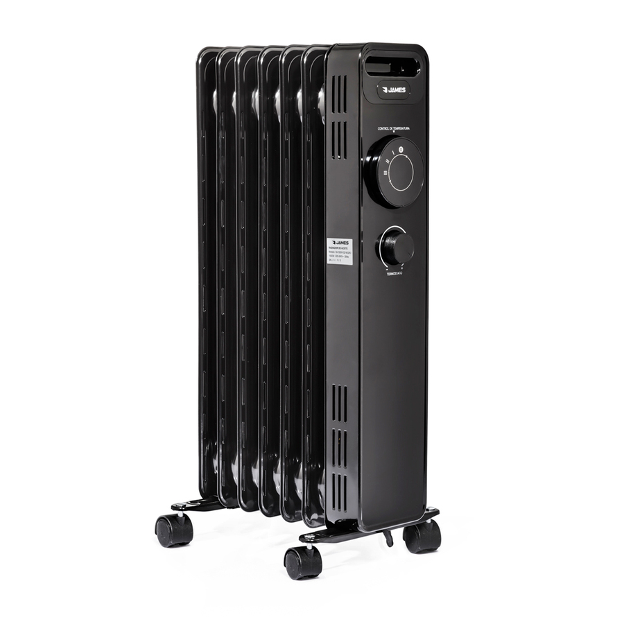 JAMES RA 1500 G2 NEGRO RADIADOR Climatización Estufas Radiadores